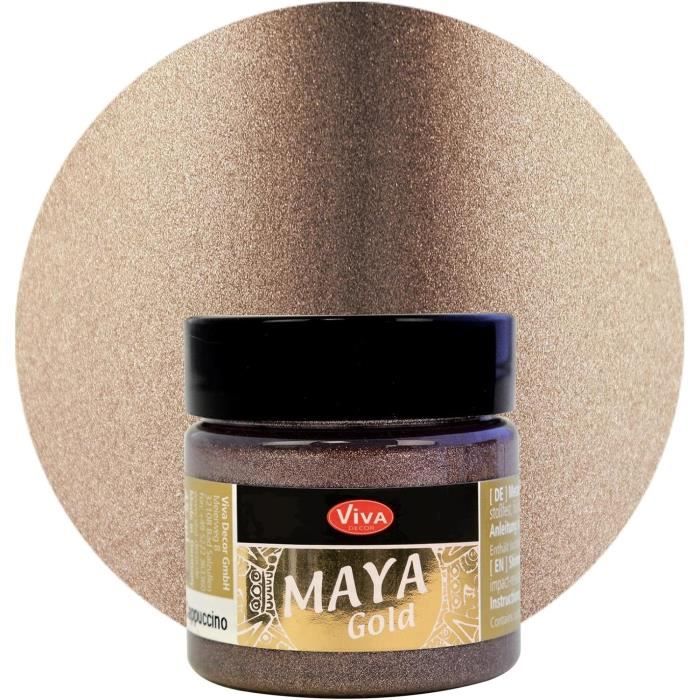 Maya Gold (Cappuccino,45ml) Couleur métallique - peinture brillante ...