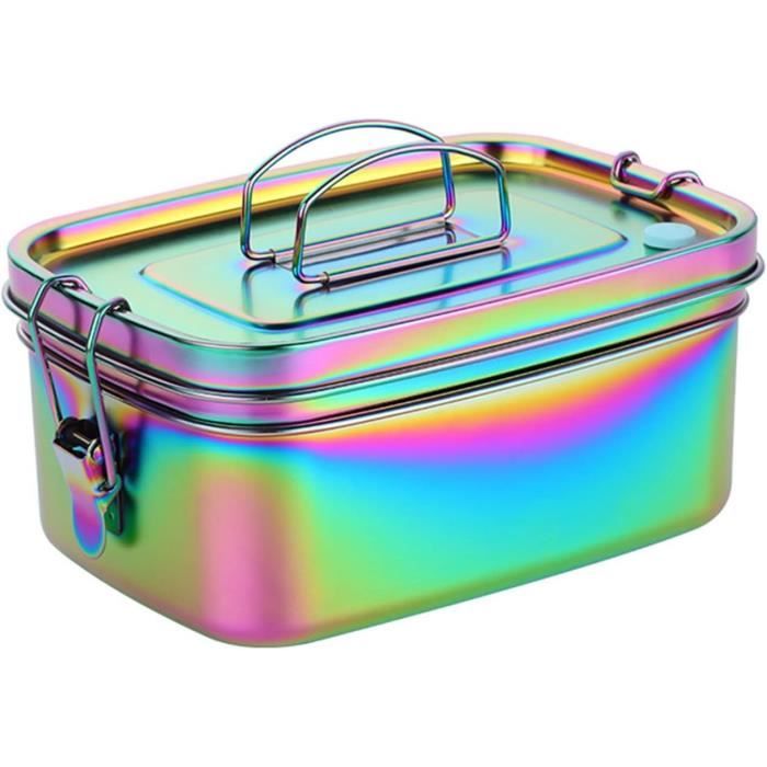 Boite Repas Stainless Steel Lunch Box, Double-Layer Bento Food ...