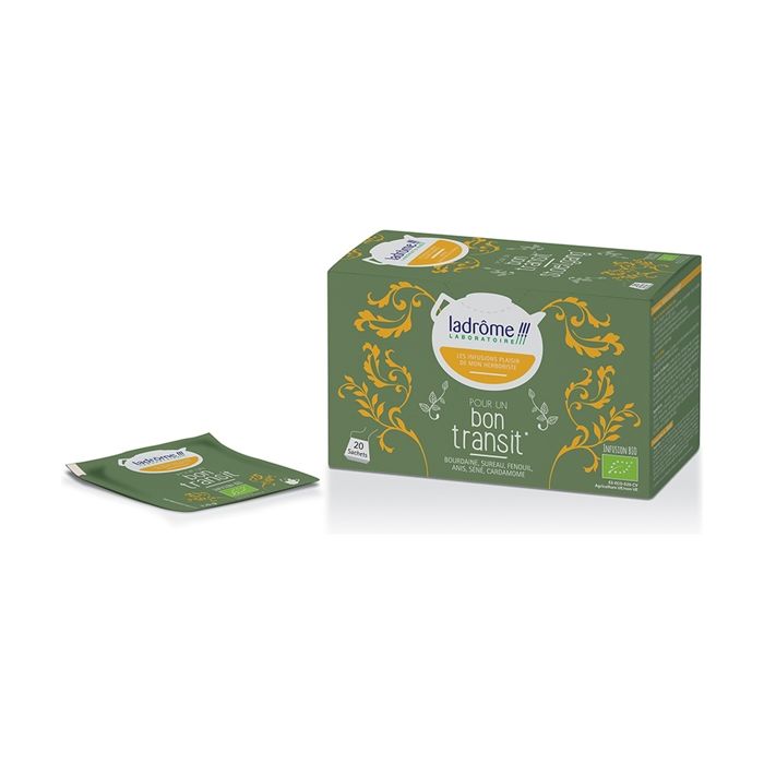 Ladrôme Infusion Transit Bio 20 sachets - Cdiscount Au quotidien