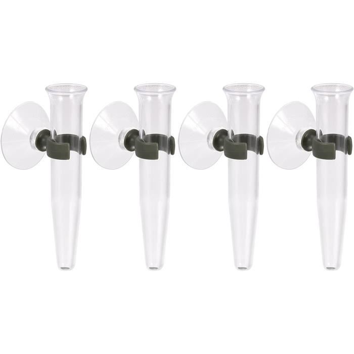 Tubes Eau Fleur Avec Ventouse Vase Mural En Plastique Pour Arrangement ...