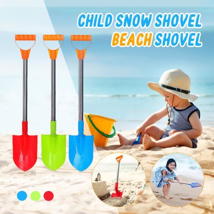 Pelle à neige pour enfants Pelle de plage pour enfants avec manche en ...