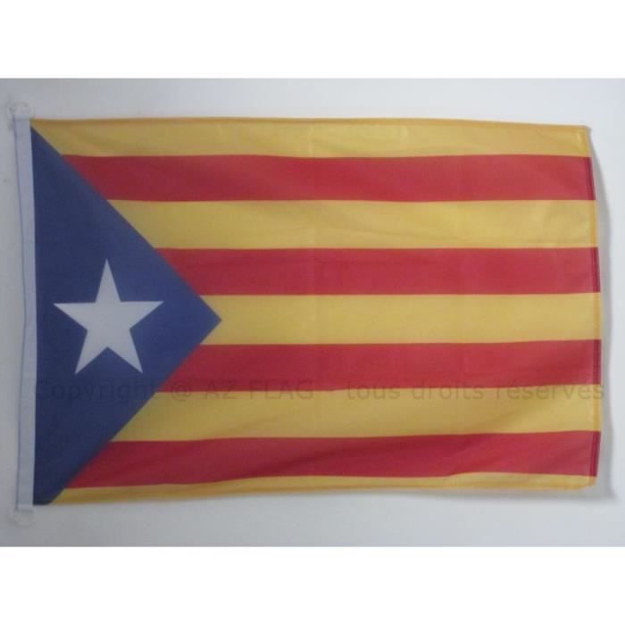 Drapeau Catalogne Estelada 150x90cm - catalan indépendentiste ...