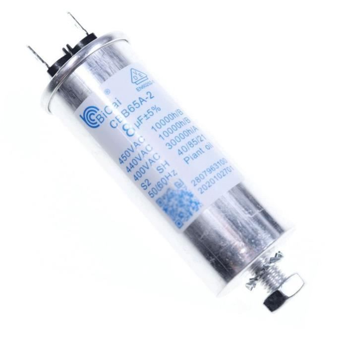 Condensateur 8MF 450V d'origine - Sèche-linge - LISTO, OCEANIC, GRUNDIG ...