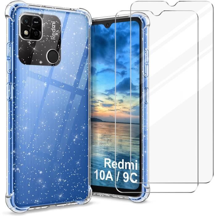 Paillettes Coque Xiaomi Redmi 9C Redmi 10A Transparente Protection ...