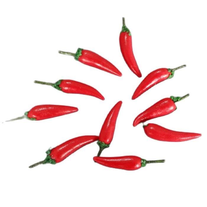 1/12 échelle Miniatures Fruits vert poivrons rouges carottes pour ...