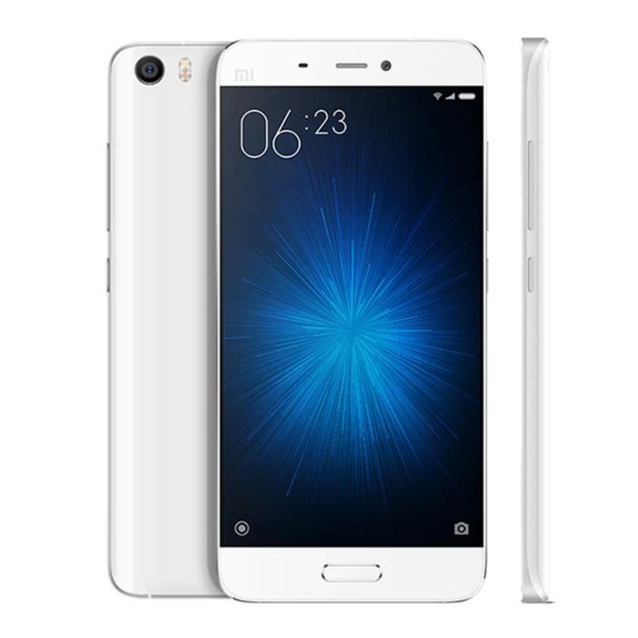Xiaomi 5 MI5 5.15 pouces 4G LTE Smartphones avec MIUI 7 Quad Core 3Go ...