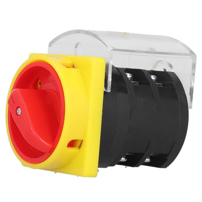 Fdit interrupteur de transfert inverseur Équipement électrique HZ12D-25/04 380V 25A de transfert ...