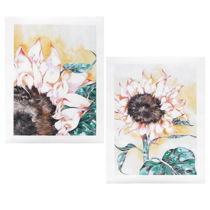 MAD tournesol motif peinture toile sans cadre pour la maison ...