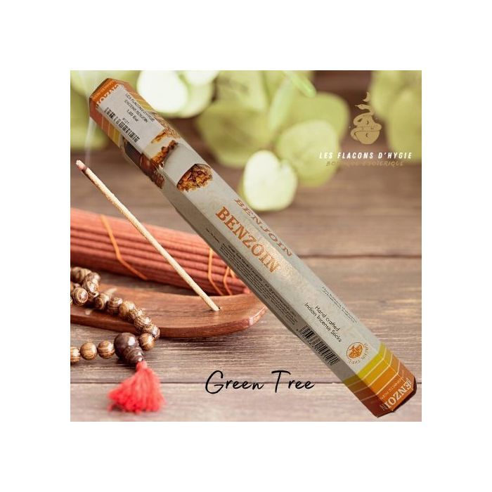 Encens - GREEN TREE - Benjoin - Mixte - Pour Adultes - Parfum Envoûtant ...