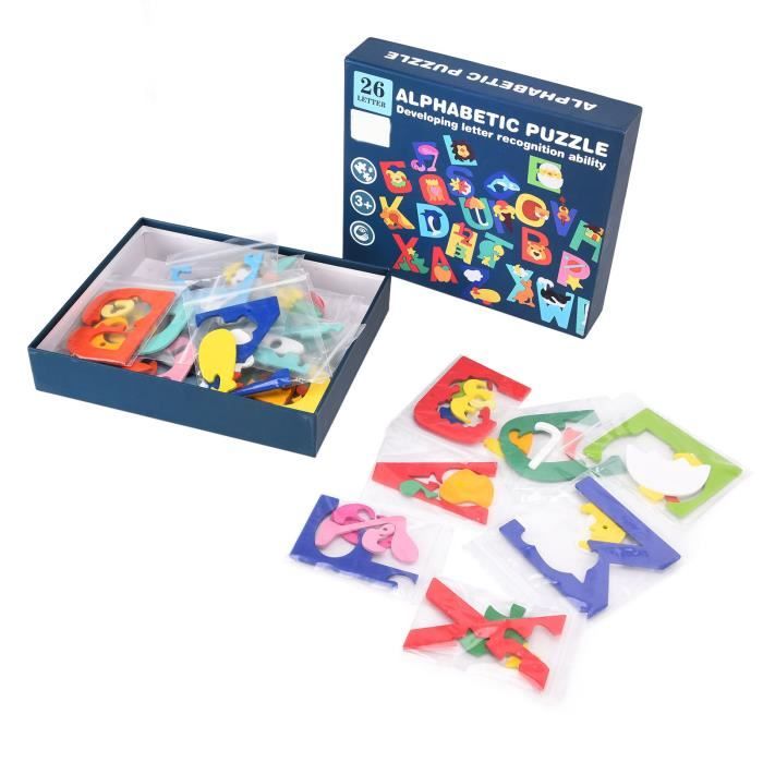 NEUF-Puzzle d'alphabet 26 Lettres Mots - Jouets D'apprentissage ...