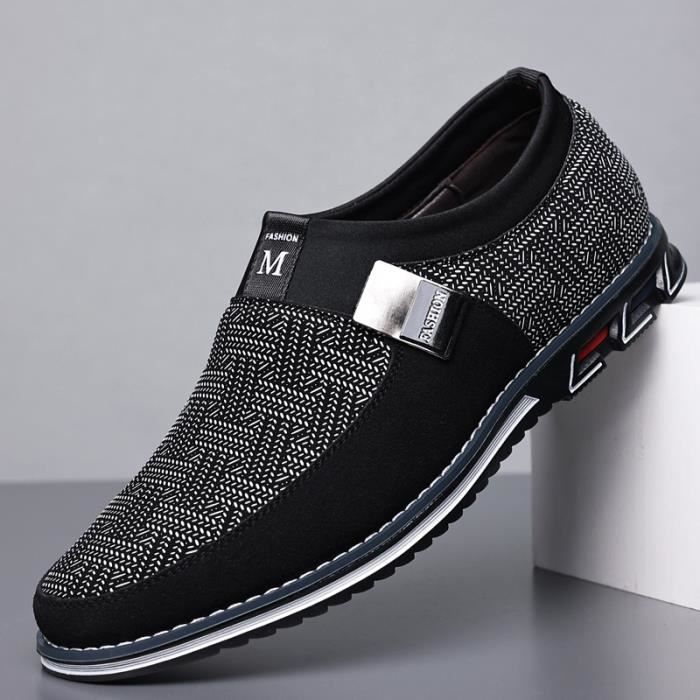 CRAZE Plus Sizes38-48 Hommes Casual Chaussures Haute Bande Élastique ...
