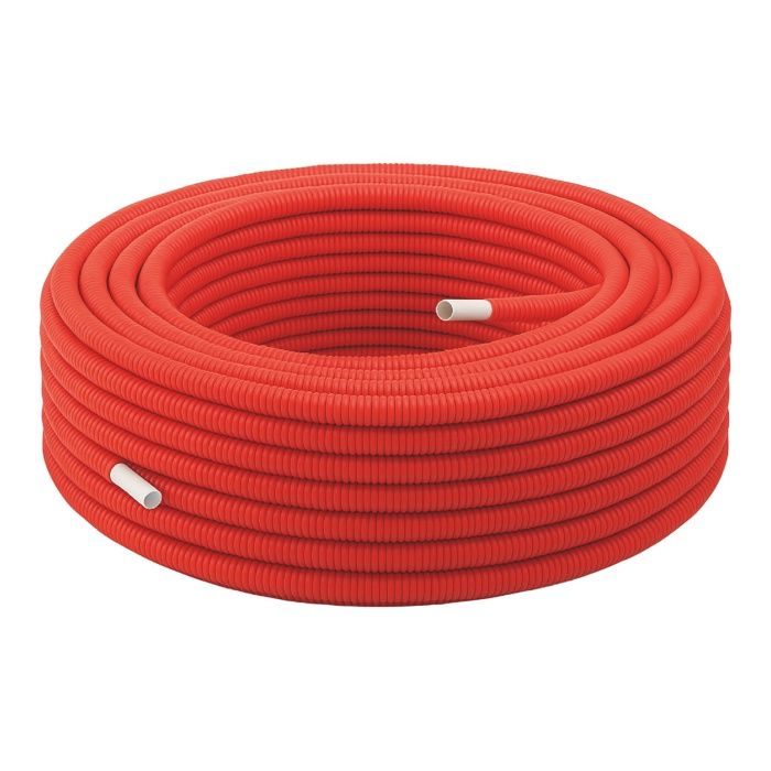 Tube multicouche gainé rouge Ø16 en couronne de 25 mètres - Cdiscount Bricolage