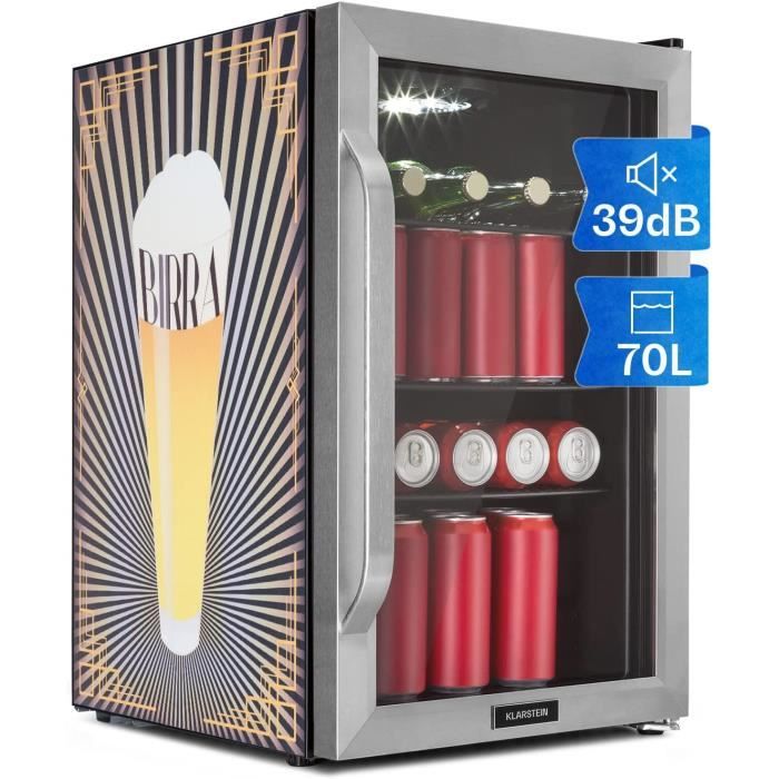 KLARSTEIN Mini Frigo de Chambre de 70L pour Boissons et Bieres, Petit ...