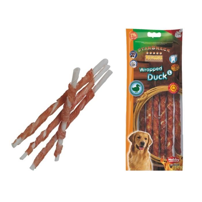 NOBBY Snack canard stick enrobé pour chien L 25cm/Ø7-8mm - Cdiscount