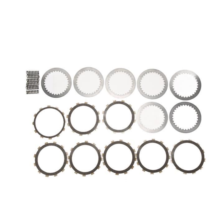 YOSOO plaques de friction d'embrayage Kit de plaque d'embrayage de moto avec ressorts de ...