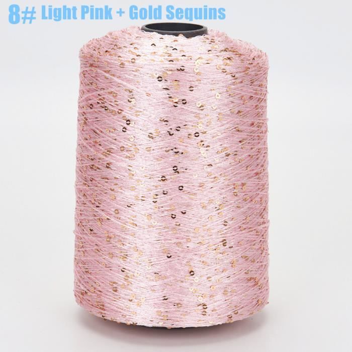 LAINE A TRICOTER,8--Fil mercerisé'été en soie glacée, 3500M -500g-boule ...