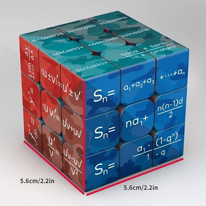 Cube Magique Mathématique Amusant Jouet Éducatif Cube Puzzle 3x3 ...