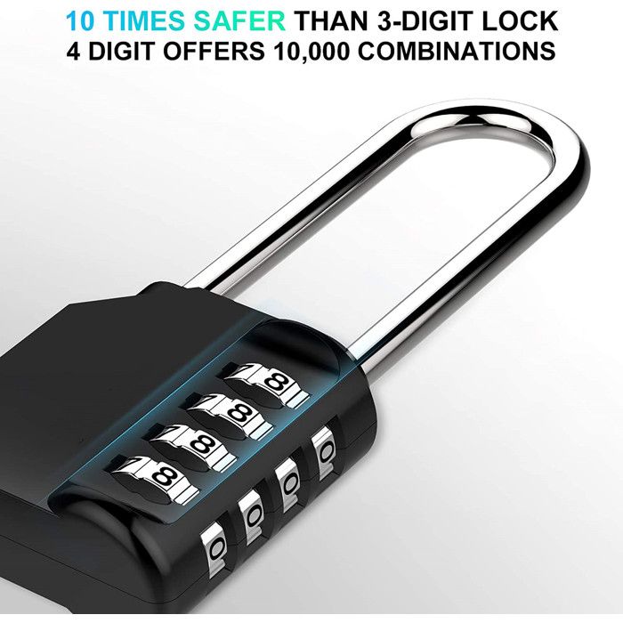 INF Cadenas long à 4 chiffres Noir - Cdiscount Bricolage