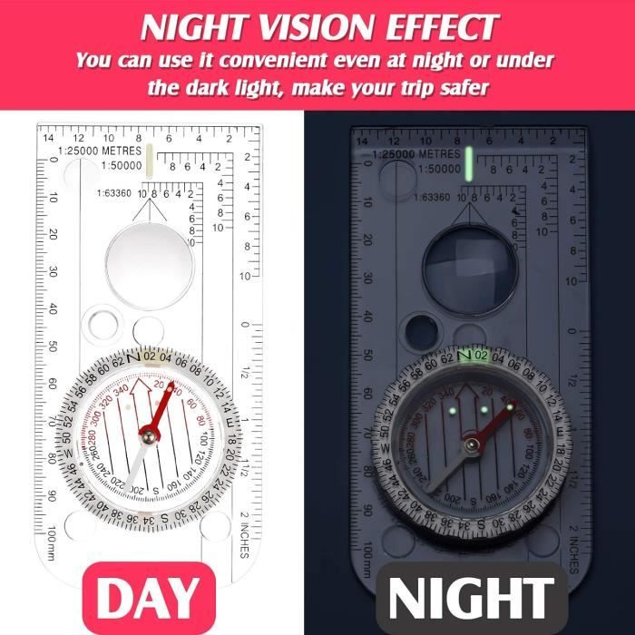 Boussole de Navigation Boussole d'Orientation Boussole d'Éclaireur ...