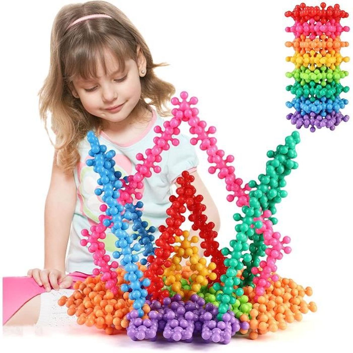 Blocs de Jouets de Construction Paille STEM 200 pièces éducatifs à ...