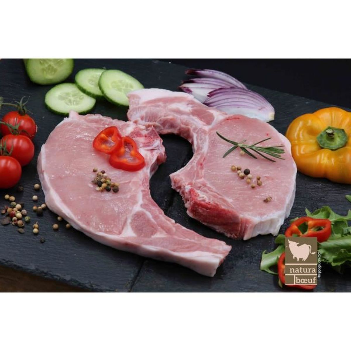 COTE DE FILET DE PORC FERMIER 14 PIECES -2.66 KG - Cdiscount Au quotidien