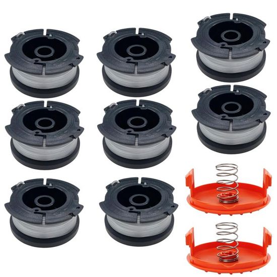 Bobine de fil coupe bordure - Black et Decker - A6481 - Ø 1,65mm - L9,1m - Pack de 8 bobines ...