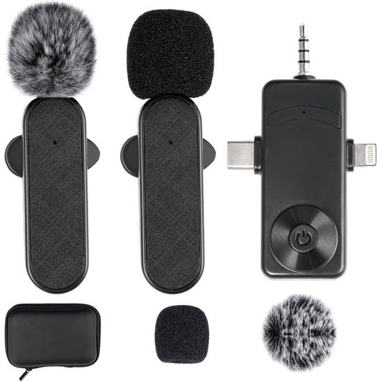 Carehabi Micro Cravate pour interviews,enregistrements vidéo,Vlogs ...