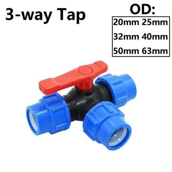 40MM-Vanne À Connecteur Rapide En Pvc Pe Type T, Séparateur D'eau À ...