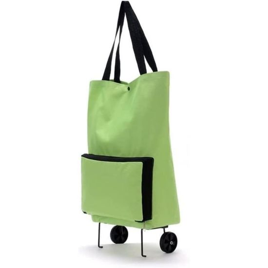 Chariot à Provisions Pliant Shopping Trolley Bag Portable Folable Tote ...