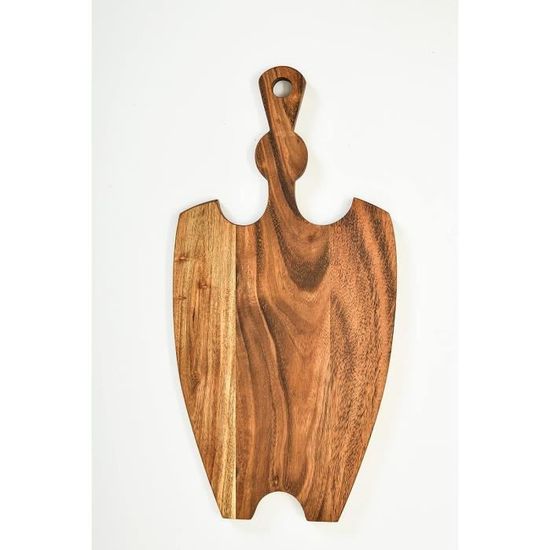 Planche À Découper De Cuisine En Acacia Bio Avec Poignées Pour Bloc De Boucher, Fromage, Légumes ...