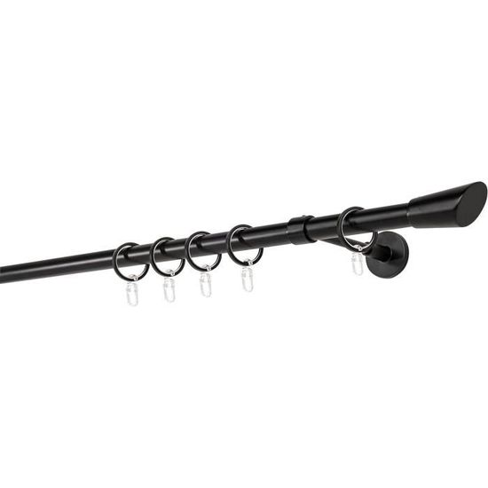 Tringle À Rideaux Sur Mesure 20 Mm Rag 1 Voie Support Mural Support Plafond 14 Cm Style Avec ...