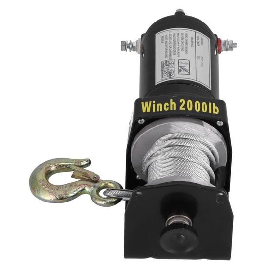 Treuil électrique - Non spécifié - 12 V - 6 mètres de câble - Moteur 1 ...