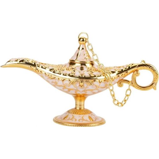 Lampe Aladdin, Porte-Encens, Rare Rare En Alliage De Zinc, Légende Vintage Aladdin Magic Genie ...