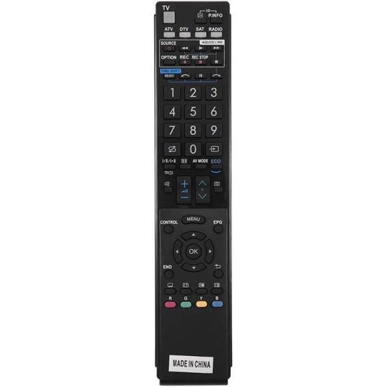 Sharp Tv Télécommande, Télécommande De Remplacement Portable Universelle Pour Sharp Ga943Wjsa ...