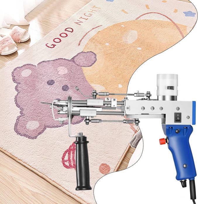 TTLIFE Tufting Gun 7-21mm, pistolet à touffeter électrique 5-40 points ...
