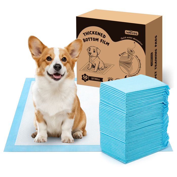 Nobleza 50 Pièces Alaise Jetable pour Chien et Chiot, 60x60cm Tapis ...