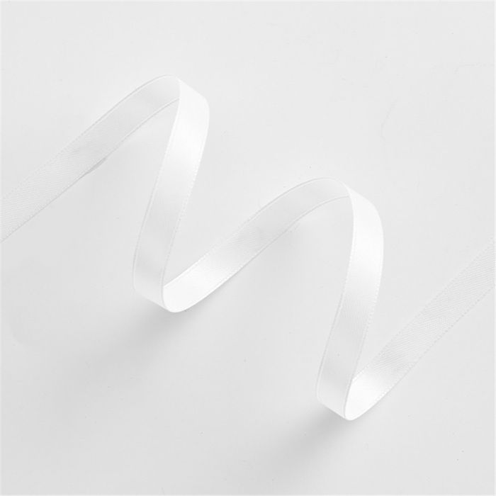 Ruban blanc 10 mm x 72 m, bandeau, ruban d'octobre, décoration de ...