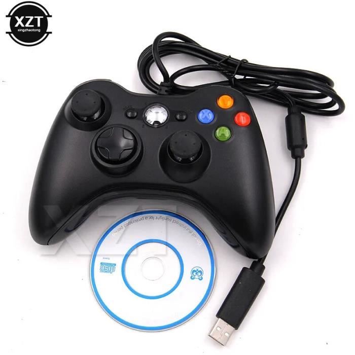 Manette de jeu - AIHONTAI - Filaire USB - Vibration - Compatible PC ...