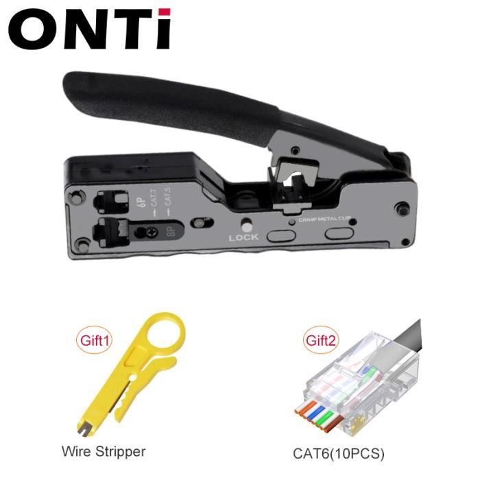 Set1 - Pince À Sertir Réseau Rj45, Outils De Sertissage, Connecteur ...