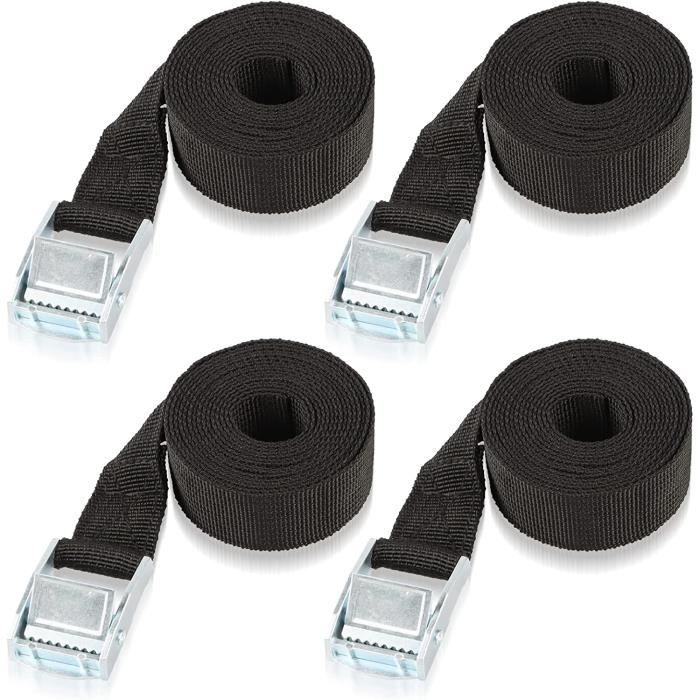 Lot de 4 Sangle d'arrimage, Sangle à Griffe Sangle d'arrimage Sangle de ...