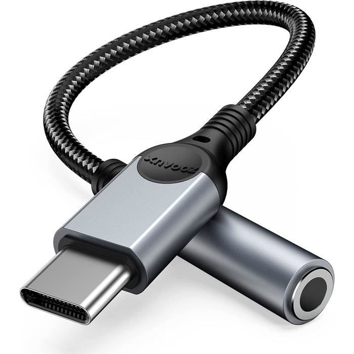 AJW-Adaptateur USB Type C vers Prise Casque 3,5 mm Adaptateur Audio USB ...