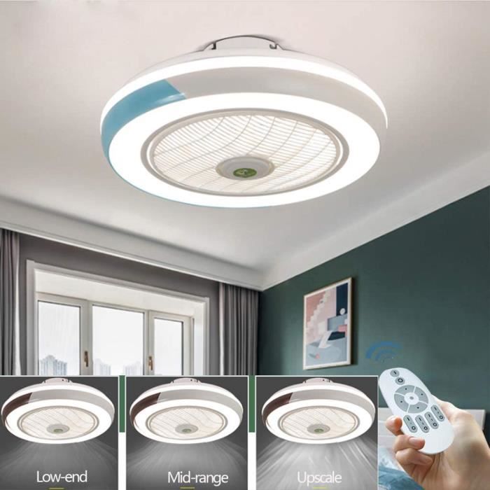 Ventilateur De Plafond Avec Lampe, Creative Invisible Fan LED ...