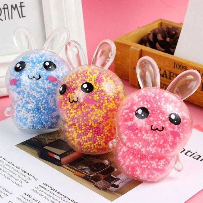 CRAZE Finger Squeeze Led Rabbit Stress Ball to Decompress Anxiety Kids ...