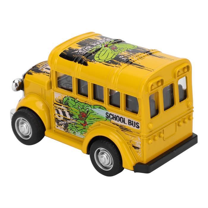 Modèle de bus scolaire Mini Modèle d'Autobus Scolaire en Alliage 1:36 ...