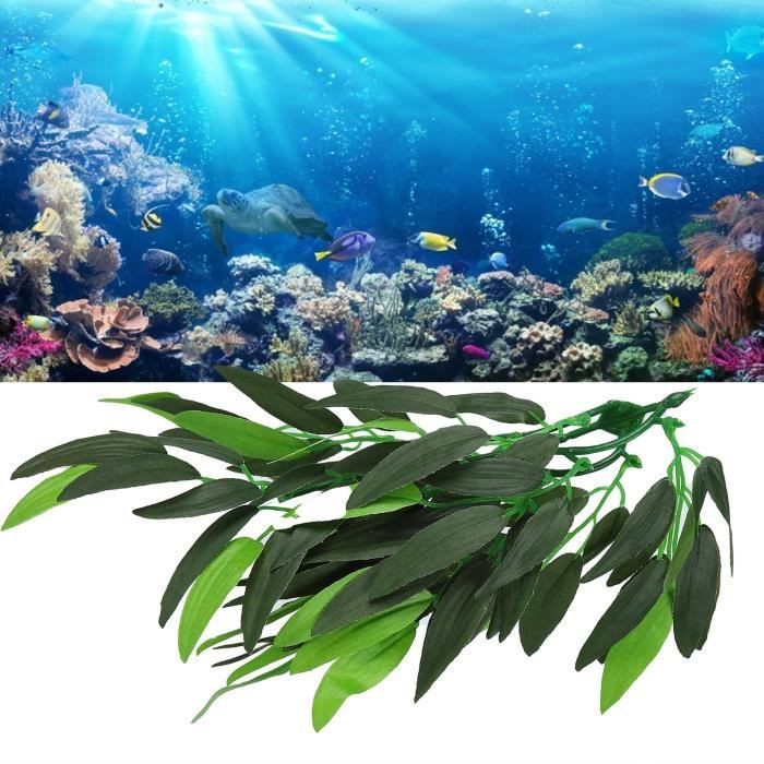 ESTINK Plante artificielle reptile souple aquarium terrarium jardin ...