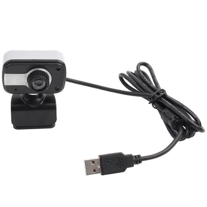 Webcam USB HD - HURRISE - 12MP - Rotation 360° - Microphone intégré ...