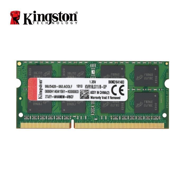 Echte Originale Véritable Original Kingston KVR portable RAM 1600MHz 8G ...