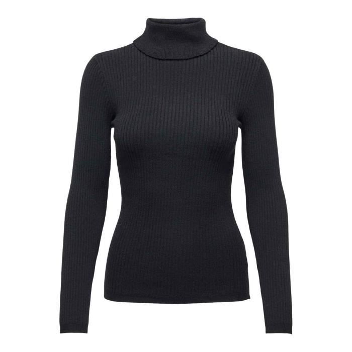 Pull Only Leyla Col à Revers pour Femme Noire Noir - Cdiscount Prêt-à ...