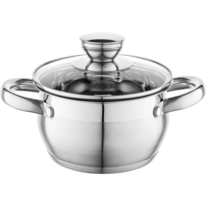 Faitout Inox (1,3 L) I Diamètre De 14 Cm I Marmite Inox Oliver I ...