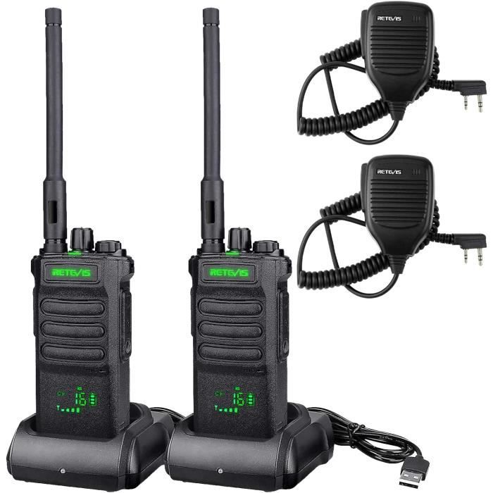 Rt86 Talkie Walkie Professionnel, Talkie Walkie Longue Portée Avec ...